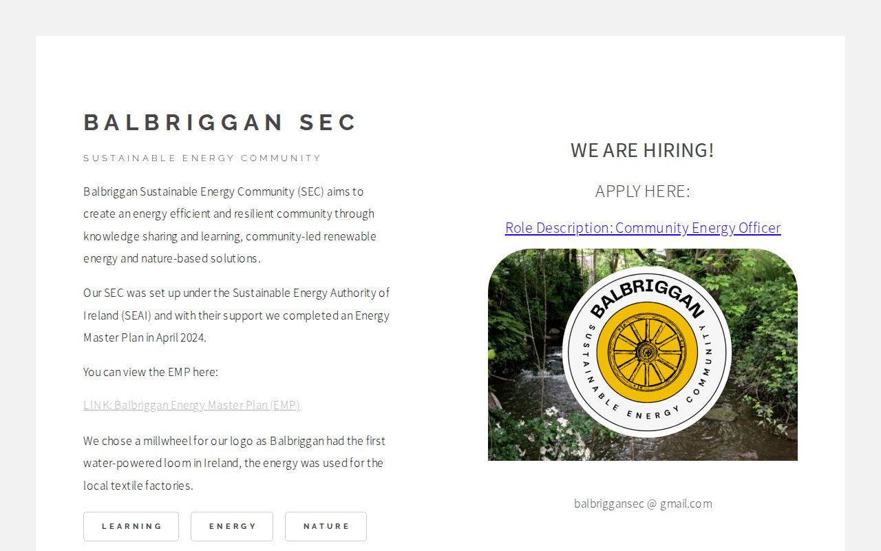 Balbriggan Sustainable Energy Community